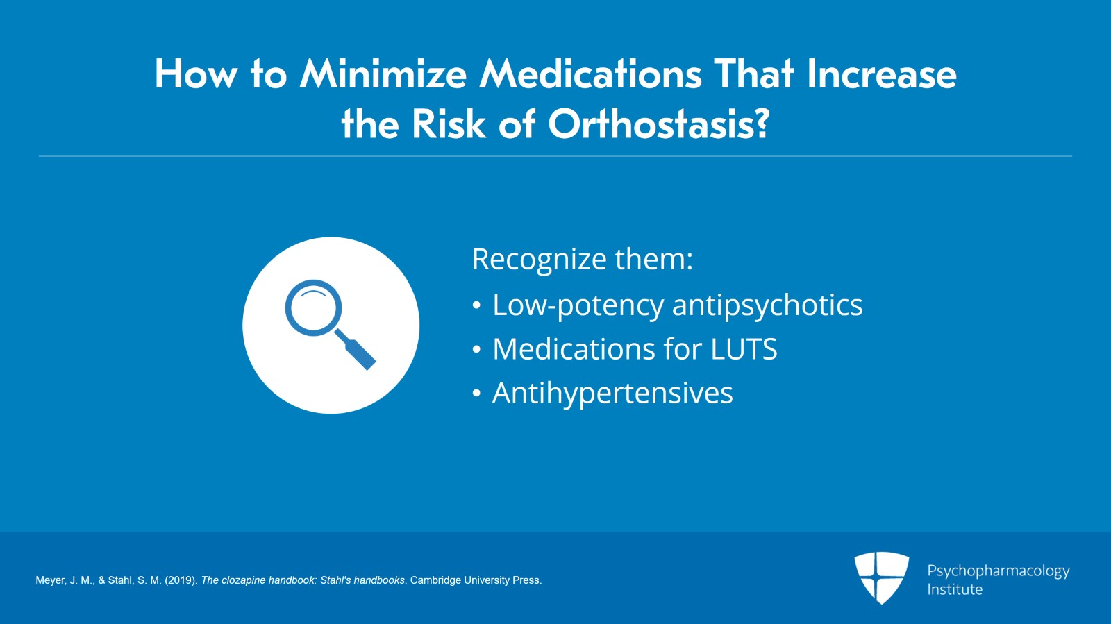 Managing Clozapine-Related Orthostasis | Psychopharmacology Institute